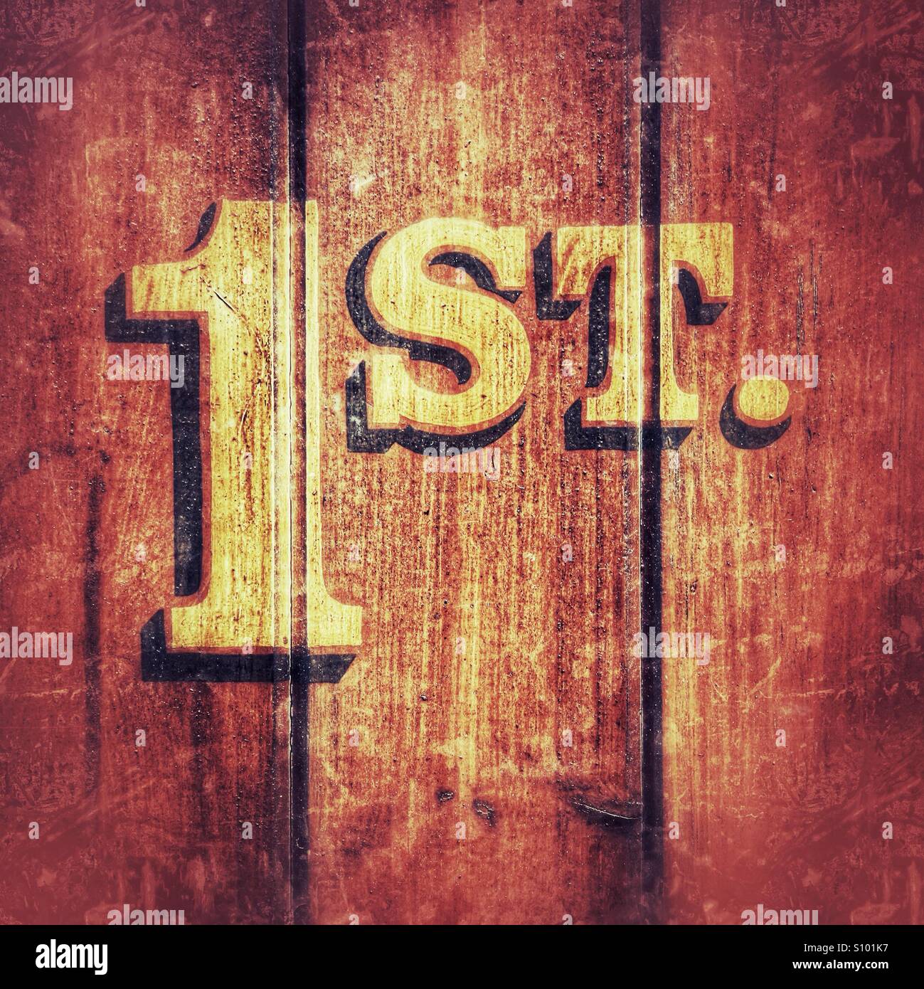 1st class train sign hi-res stock photography and images - Alamy