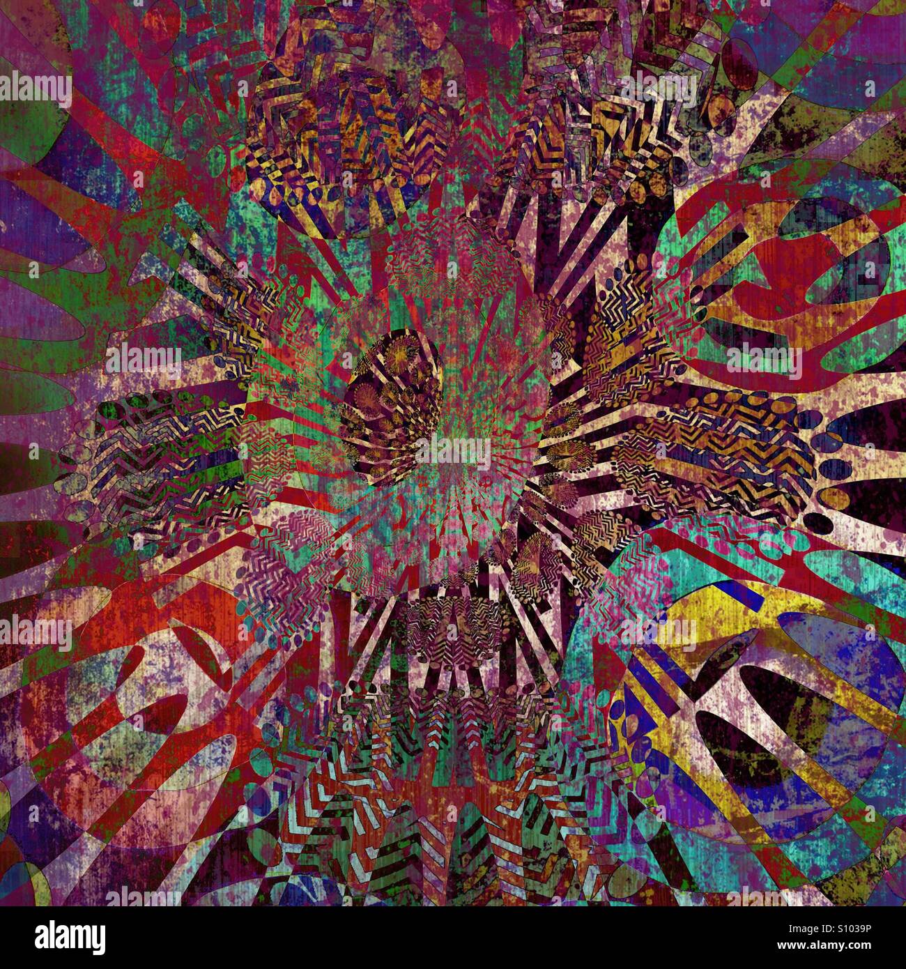 Modernist Colorful Abstract Stock Photo - Alamy