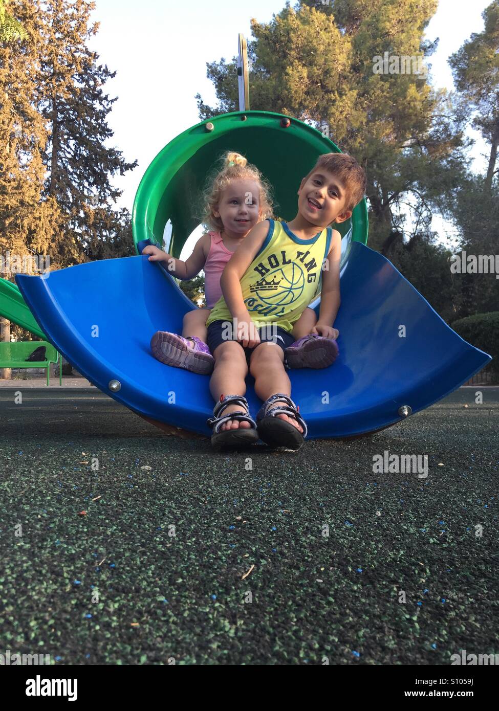 Kids playground hi-res stock photography and images - Alamy