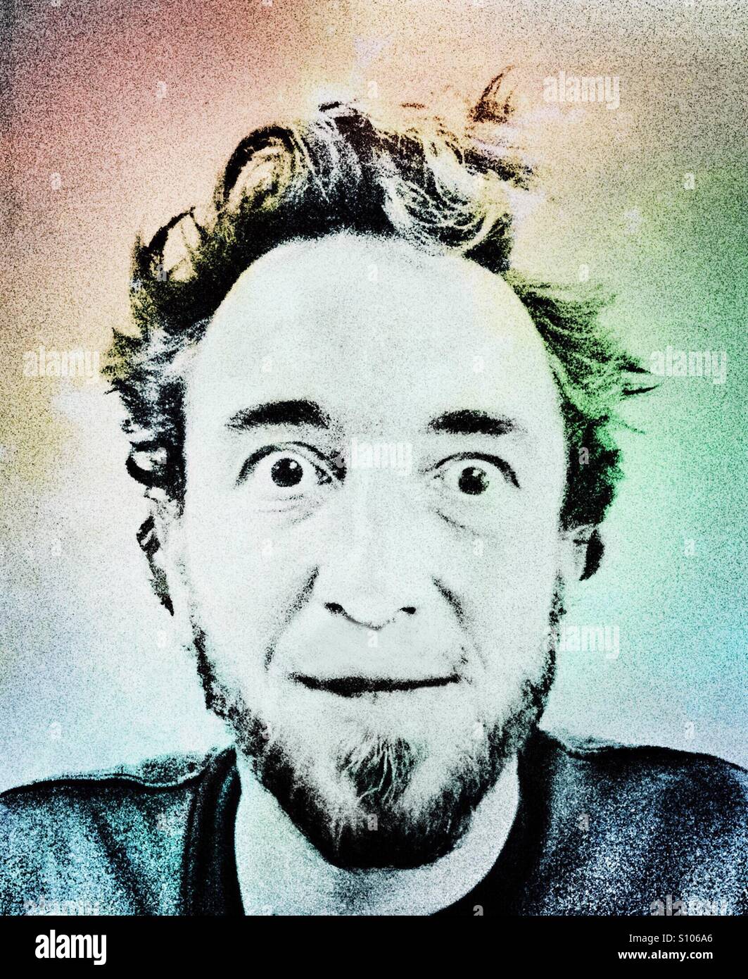 Crazed expression hi-res stock photography and images - Alamy