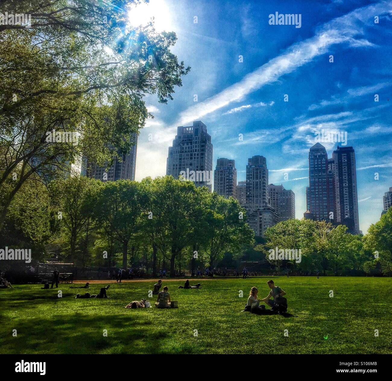 Lazy Day In Central Park Stock Photo Alamy lazy-day-in-central-park-stock-photo-alamy