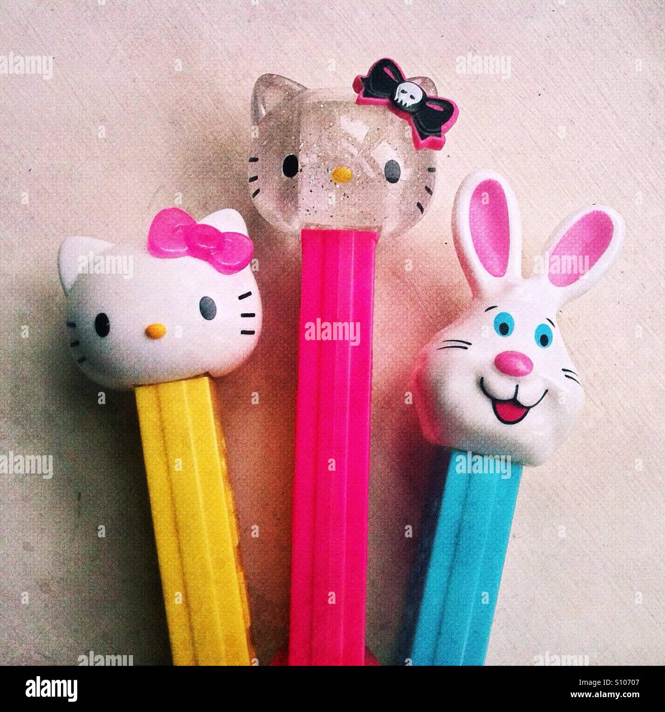 Selection of pez sweet dispensers Stock Photo - Alamy