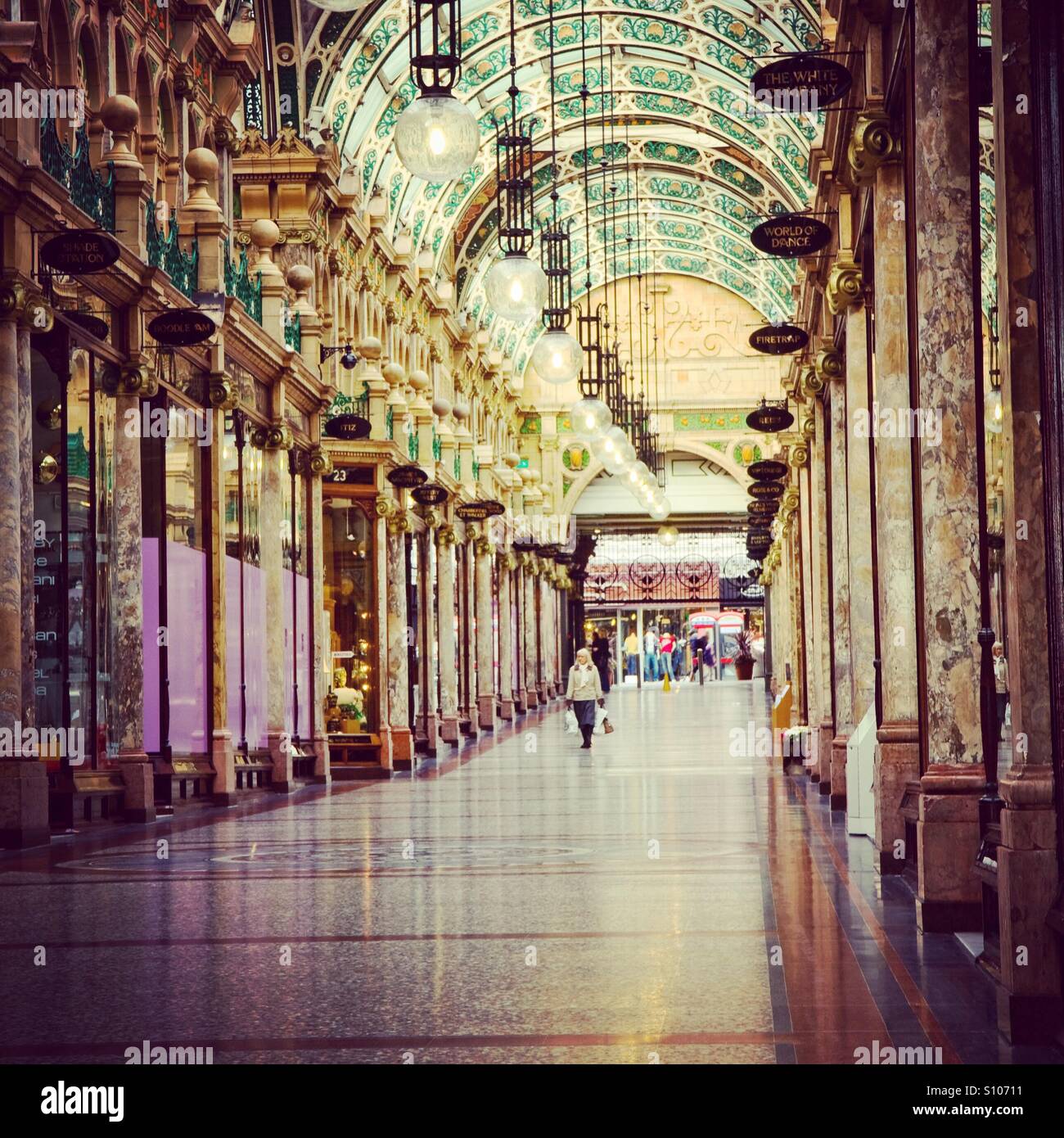 Victoria Quarter in Leeds, West Yorkshire, England Stock Photo - Alamy