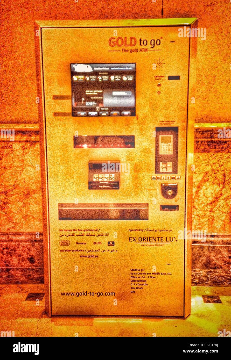 Emirates gold bars hi-res stock photography and images - Alamy