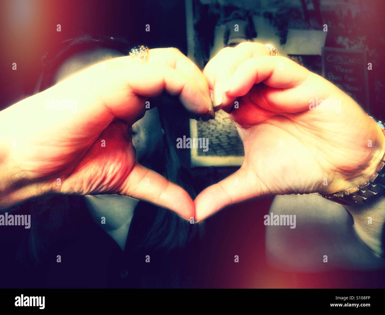 Hands Forming A Heart Shape High Resolution Stock Photography and ...