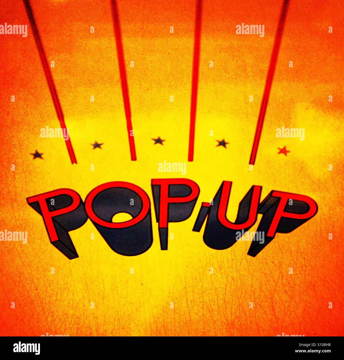 Pop up sign hi-res stock photography and images - Alamy