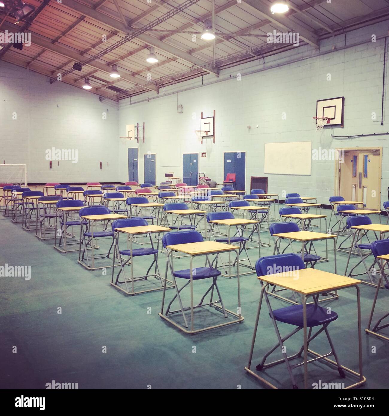 Exam desk hall hi-res stock photography and images - Alamy