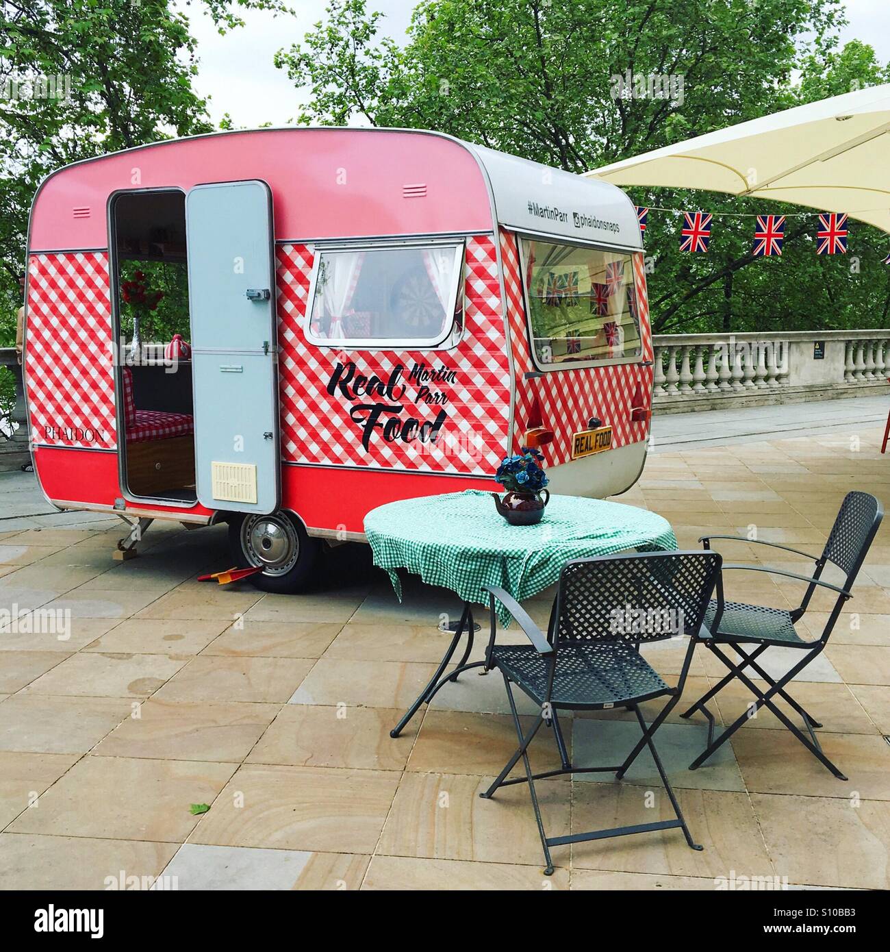 Martin Parr's Real Food van at Photo London 2016 Stock Photo - Alamy