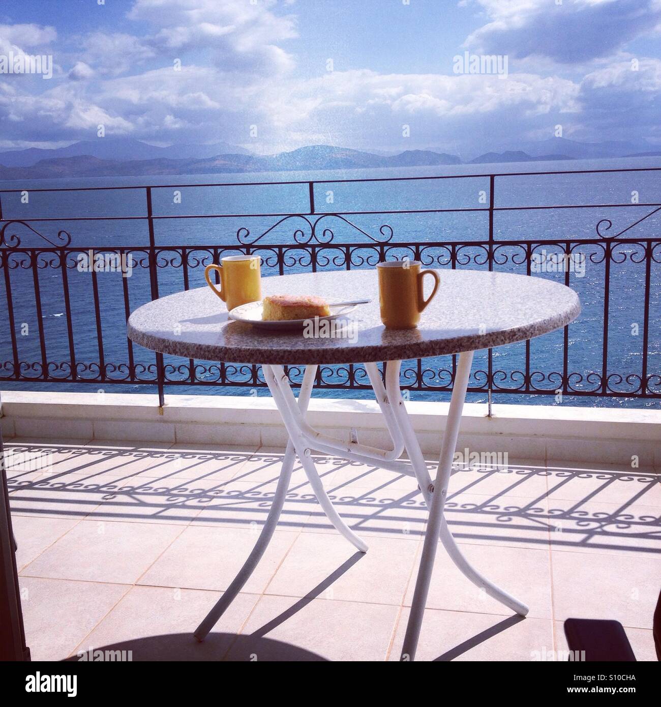 Two balcony railings hi-res stock photography and images - Alamy