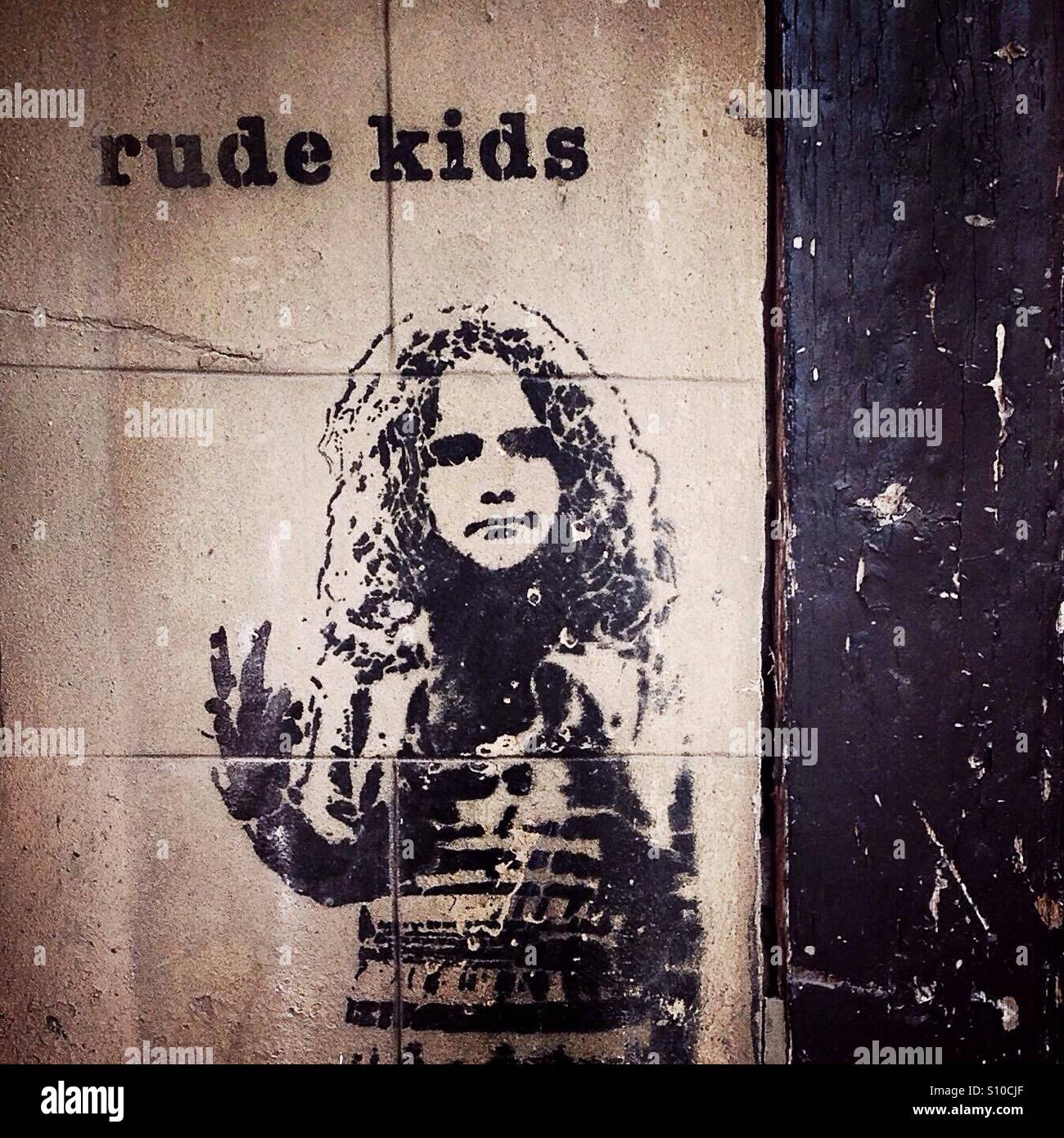 Graffiti wall art kids hi-res stock photography and images - Alamy