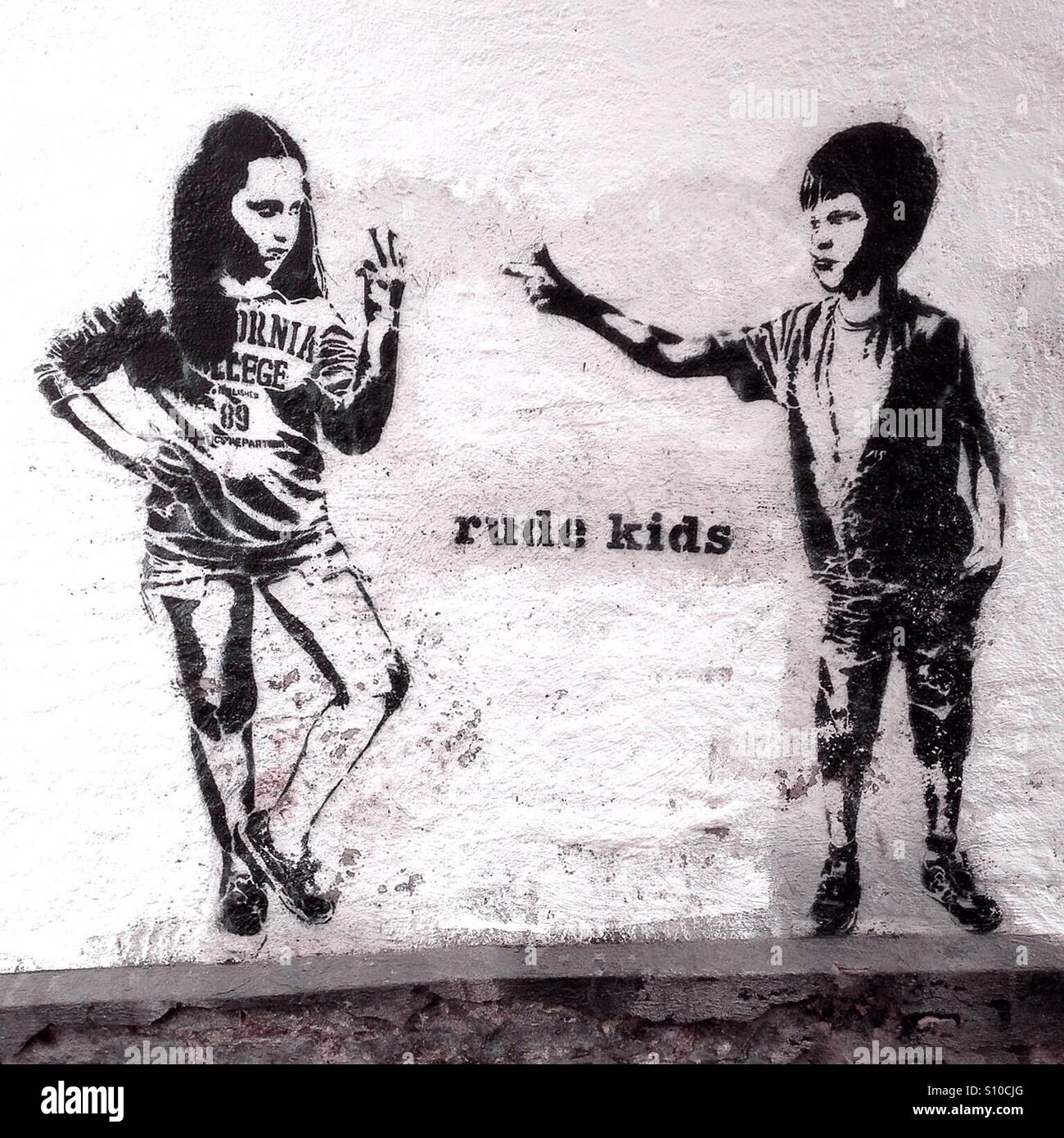 Kids graffiti hi-res stock photography and images - Alamy