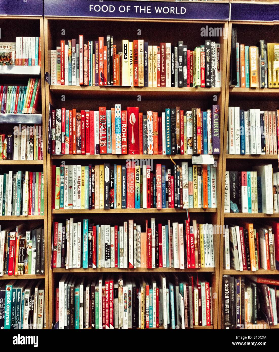 Books on display in a bookshop Stock Photo - Alamy