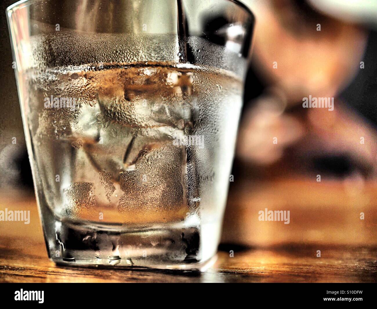 Glass of water ice cold condensation hi-res stock photography and ...