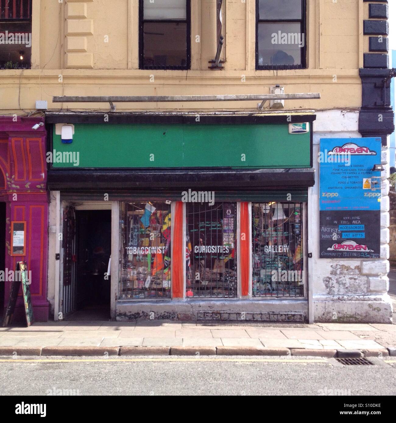 Interesting shop fronts Liverpool Stock Photo - Alamy