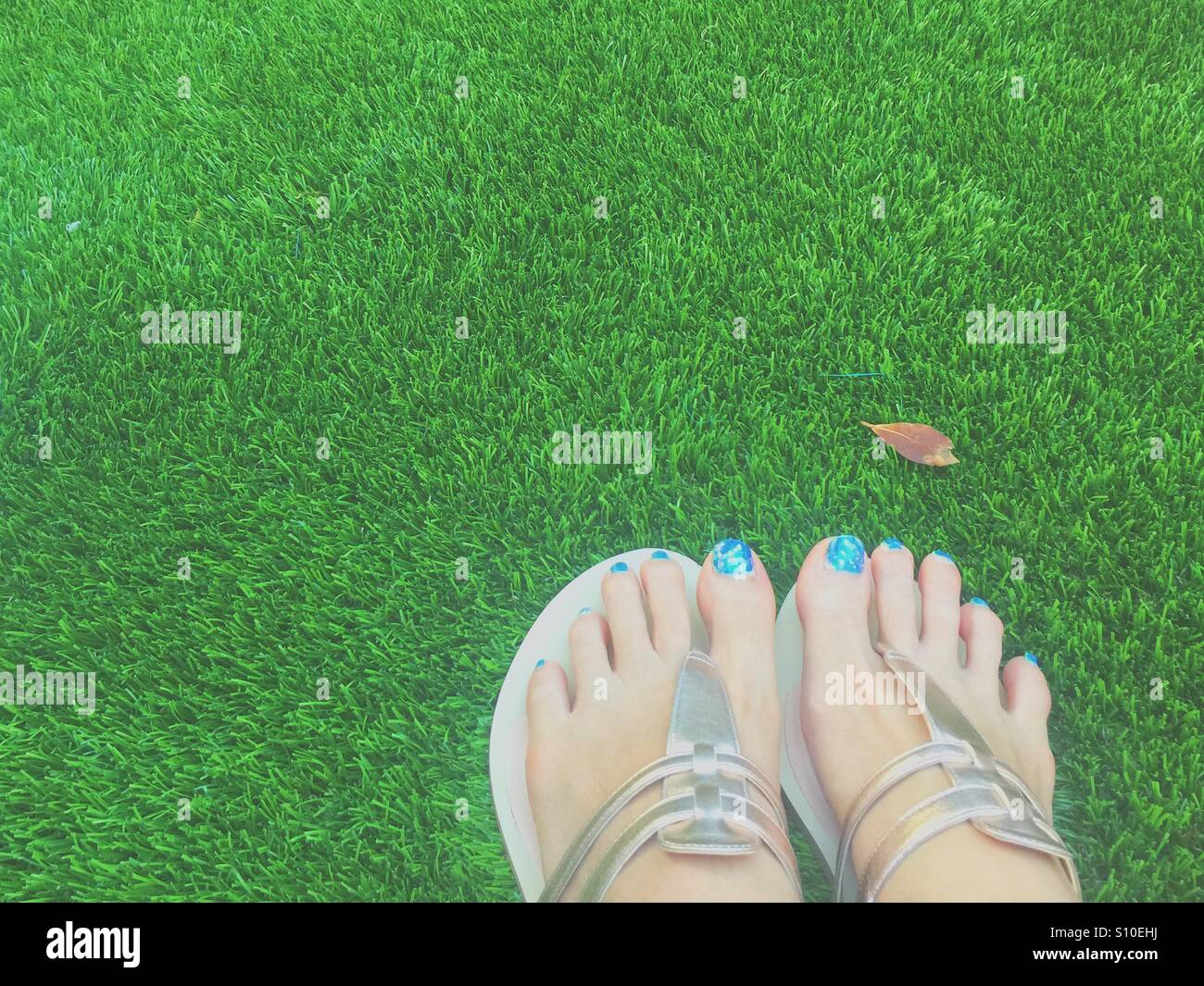 Relaxing at home, feet hi-res stock photography and images - Alamy