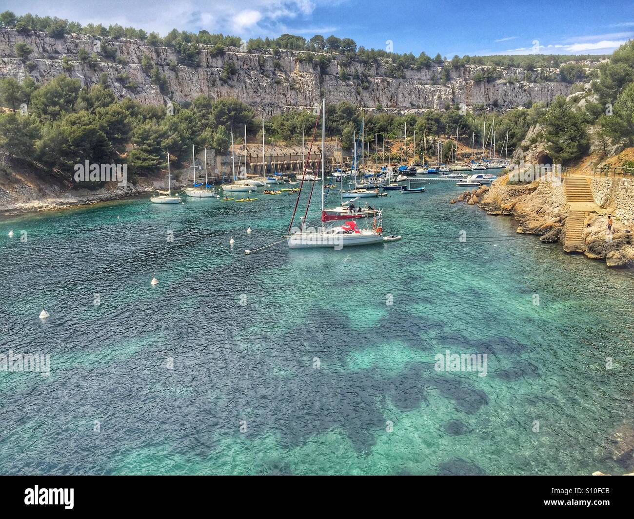 Calanques de Cassis France Stock Photo - Alamy