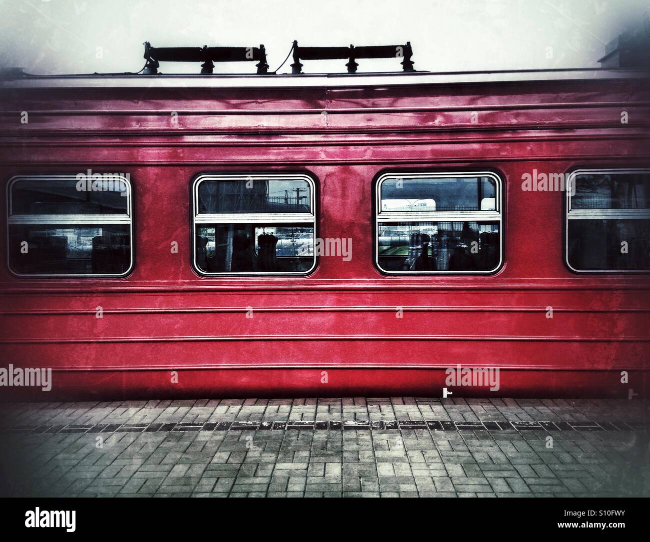 Red station wagon hi-res stock photography and images - Alamy