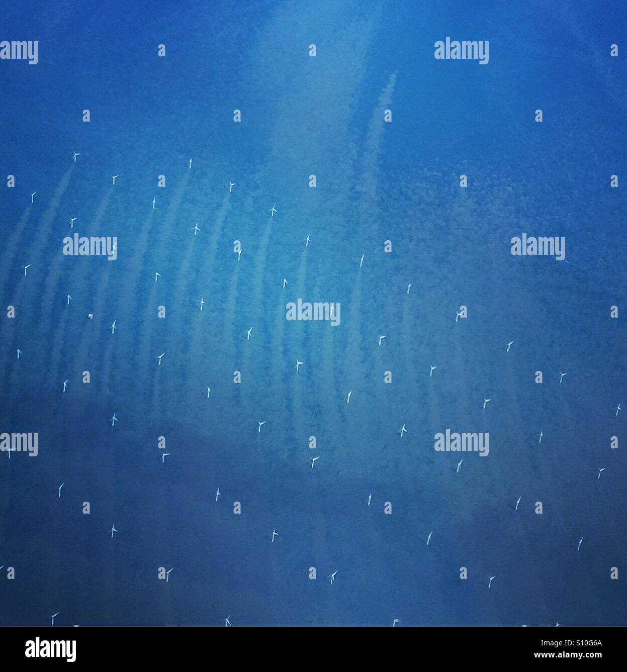 Wind turbines in english channel hi-res stock photography and images ...