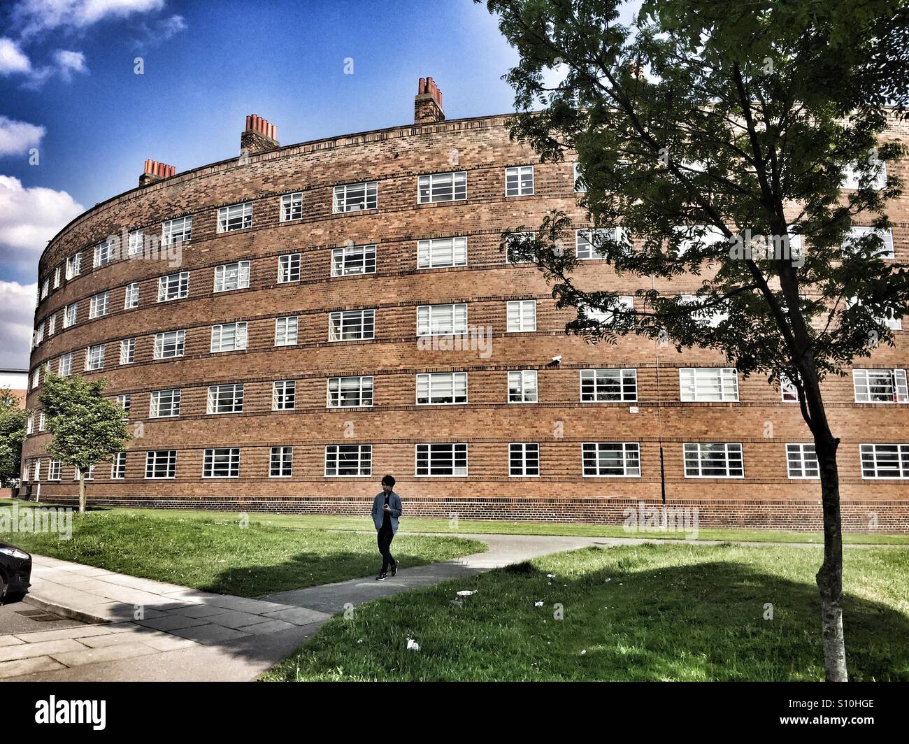 Apartment Block Liverpool Stock Photo - Alamy