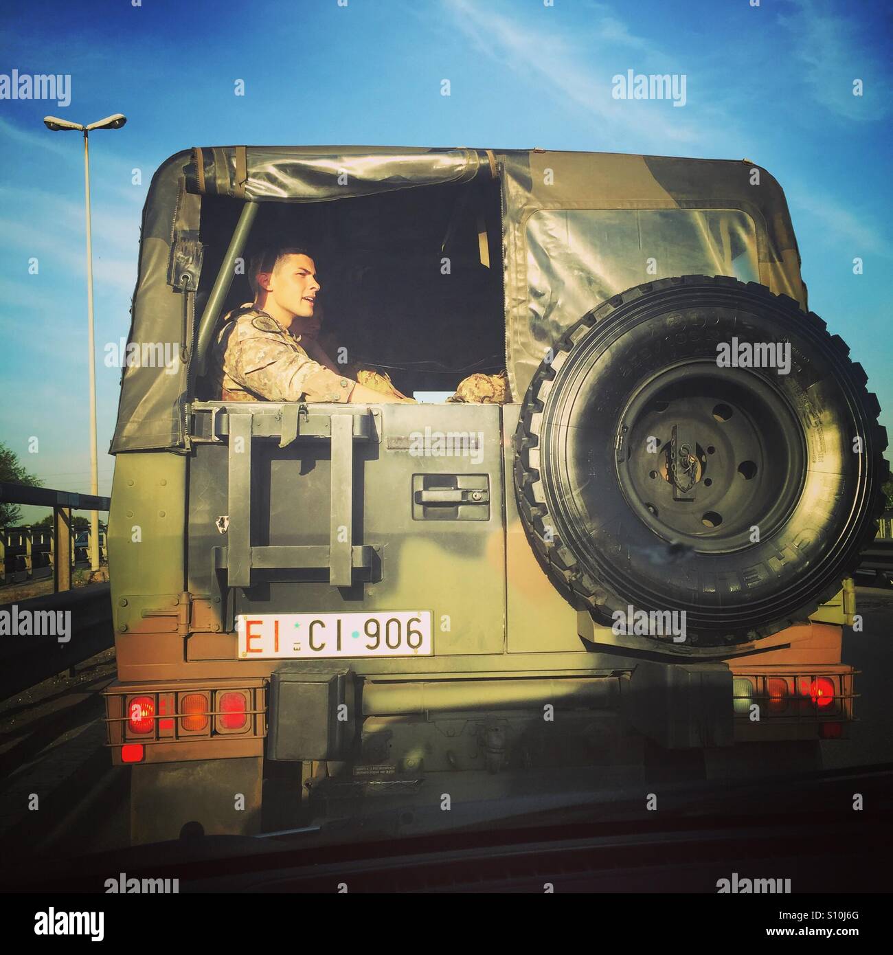 Italian army jeep hi-res stock photography and images - Alamy