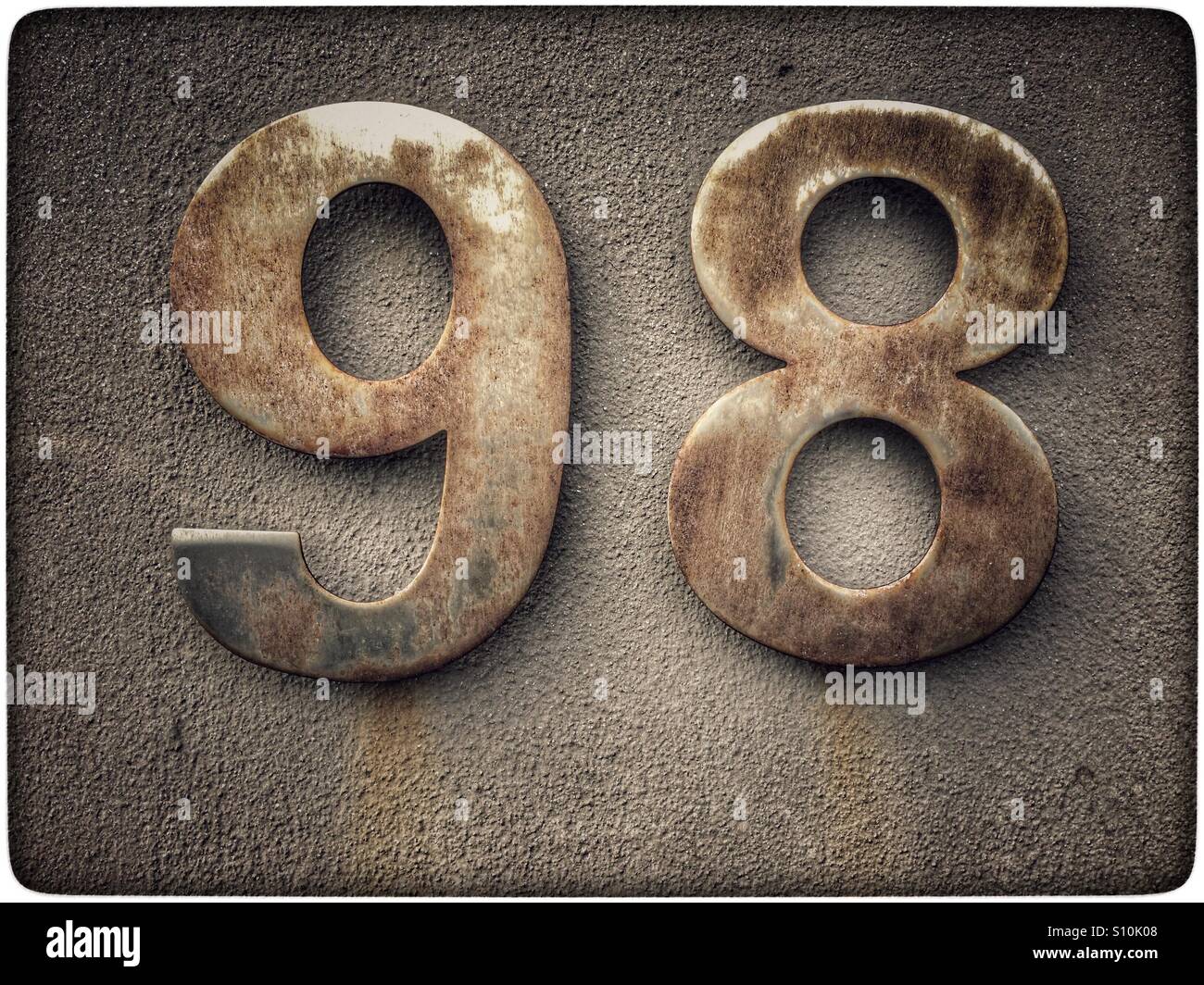 Number ninety eight hi-res stock photography and images - Alamy