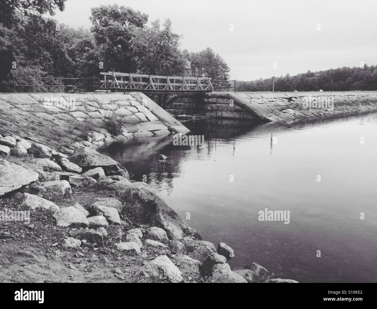 Bridge over water Stock Photo - Alamy