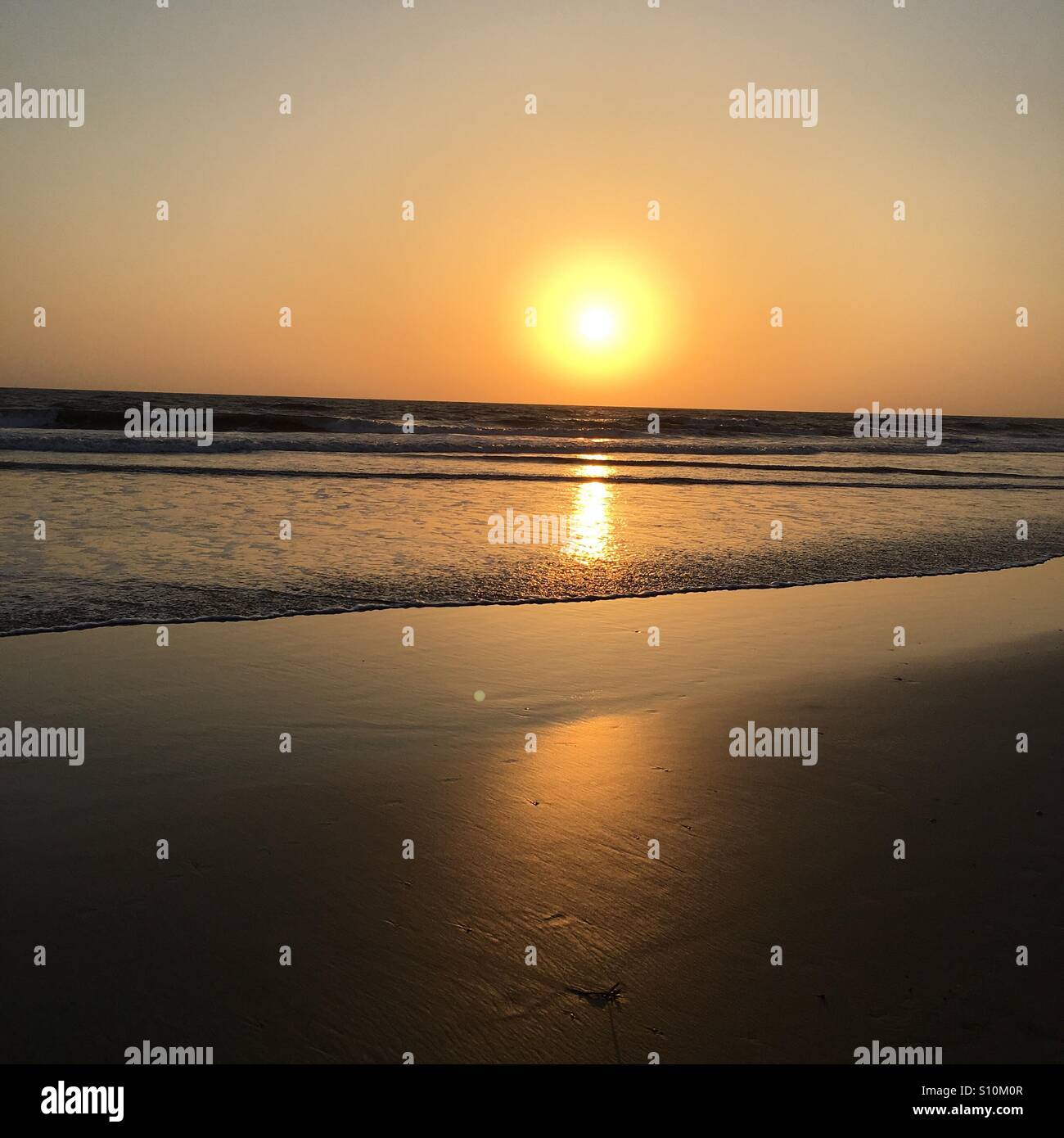 Sunset in Goa Stock Photo - Alamy