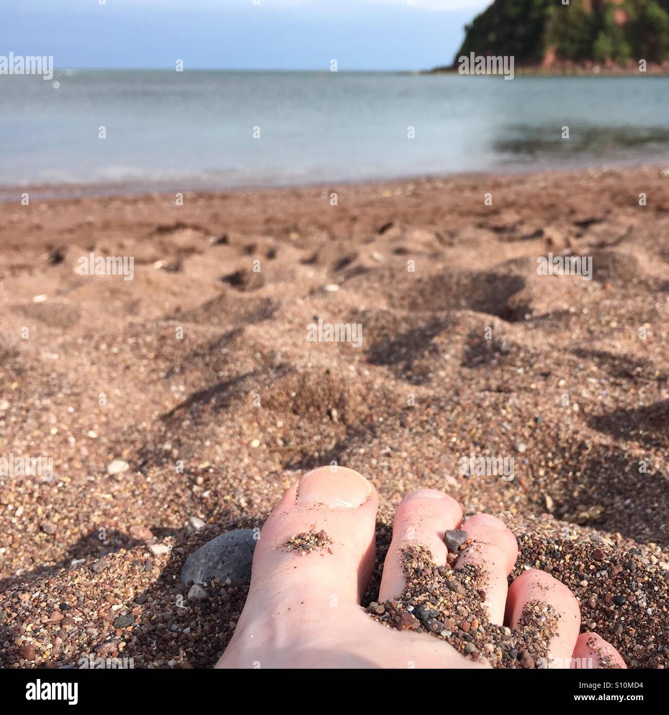 Toes on the beach hi-res stock photography and images - Alamy