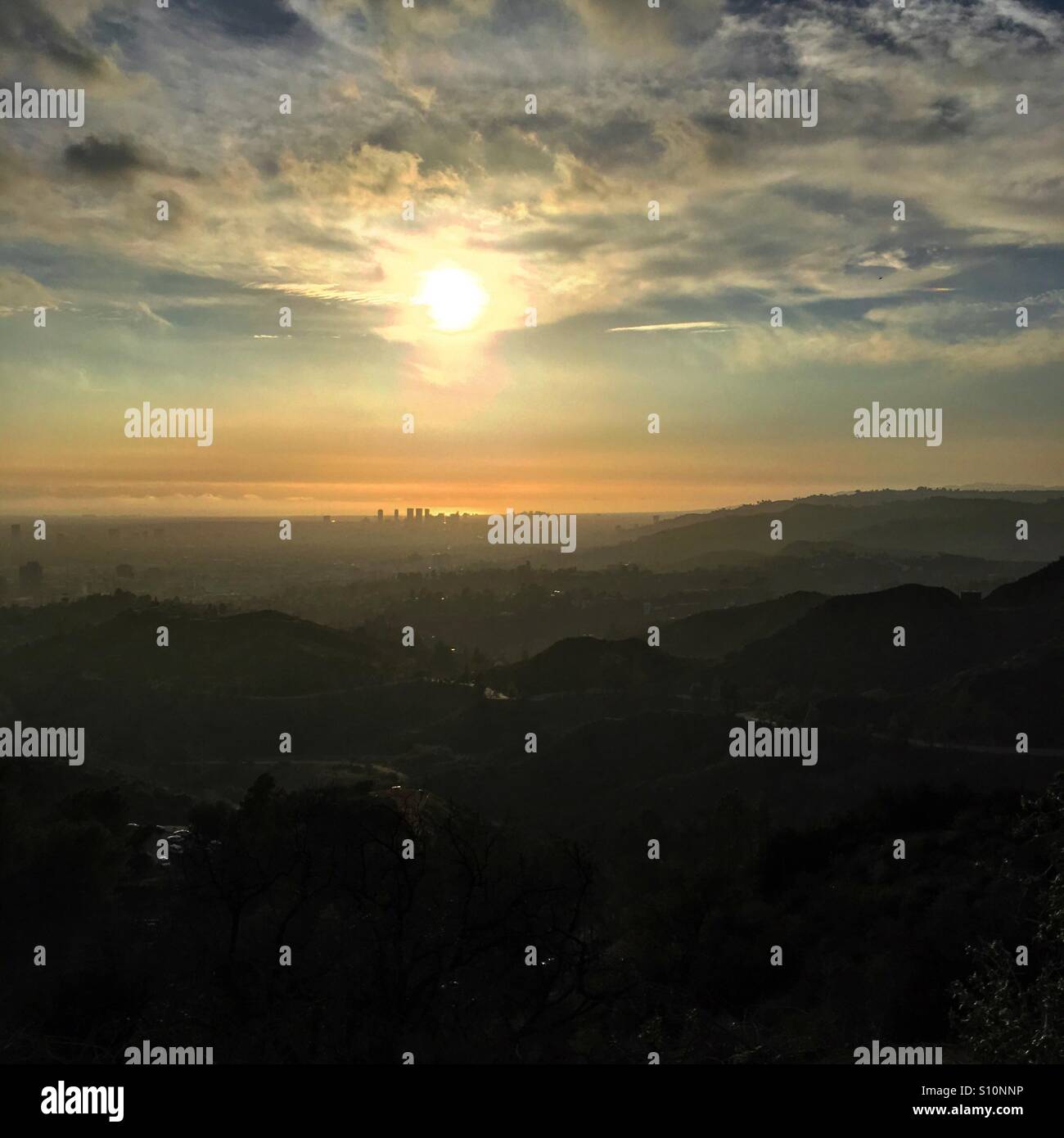View from Runyon Canyon Stock Photo - Alamy