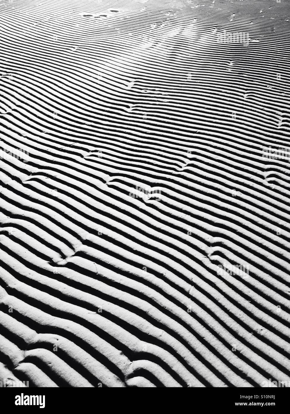 Ripples in the sand Stock Photo - Alamy