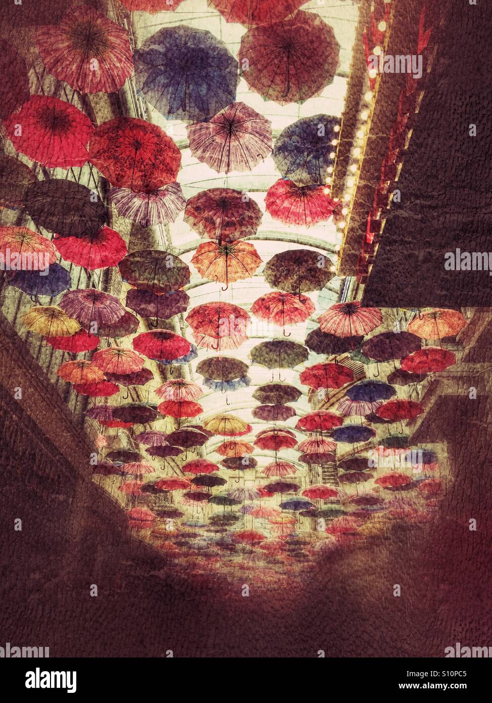 Artistic umbrellas hi-res stock photography and images - Alamy