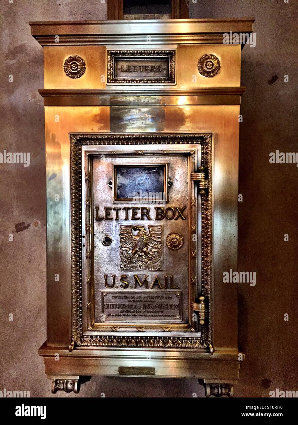 Bronze Letter Box High Resolution Stock Photography and Images - Alamy