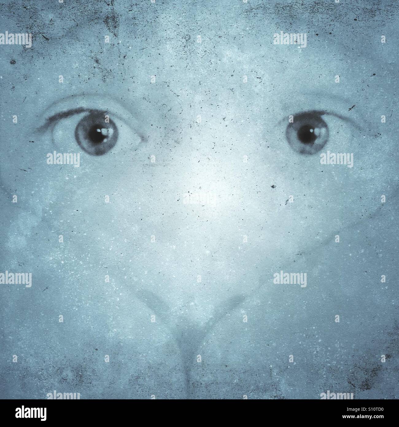 Anxious boy 7-10 years Stock Photo - Alamy