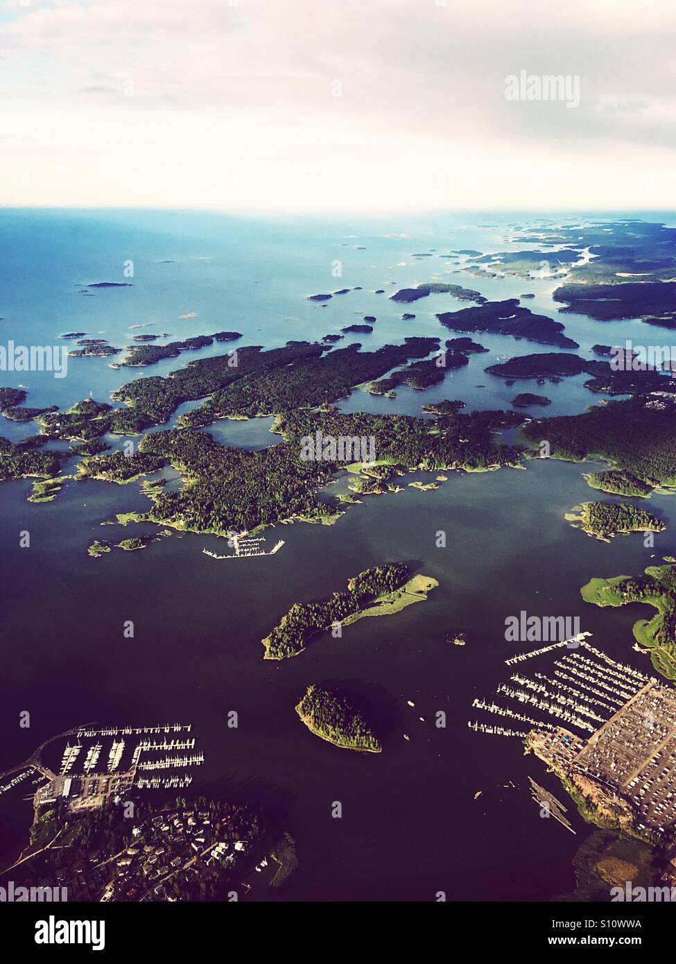 Archipelago aerial hi-res stock photography and images - Alamy