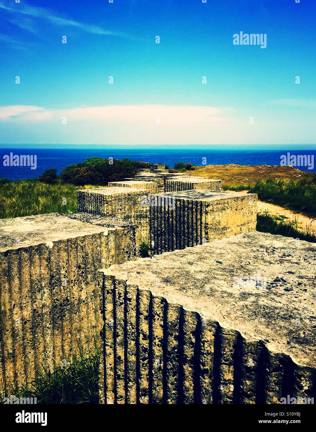 Ww2 anti tank blocks hi-res stock photography and images - Alamy