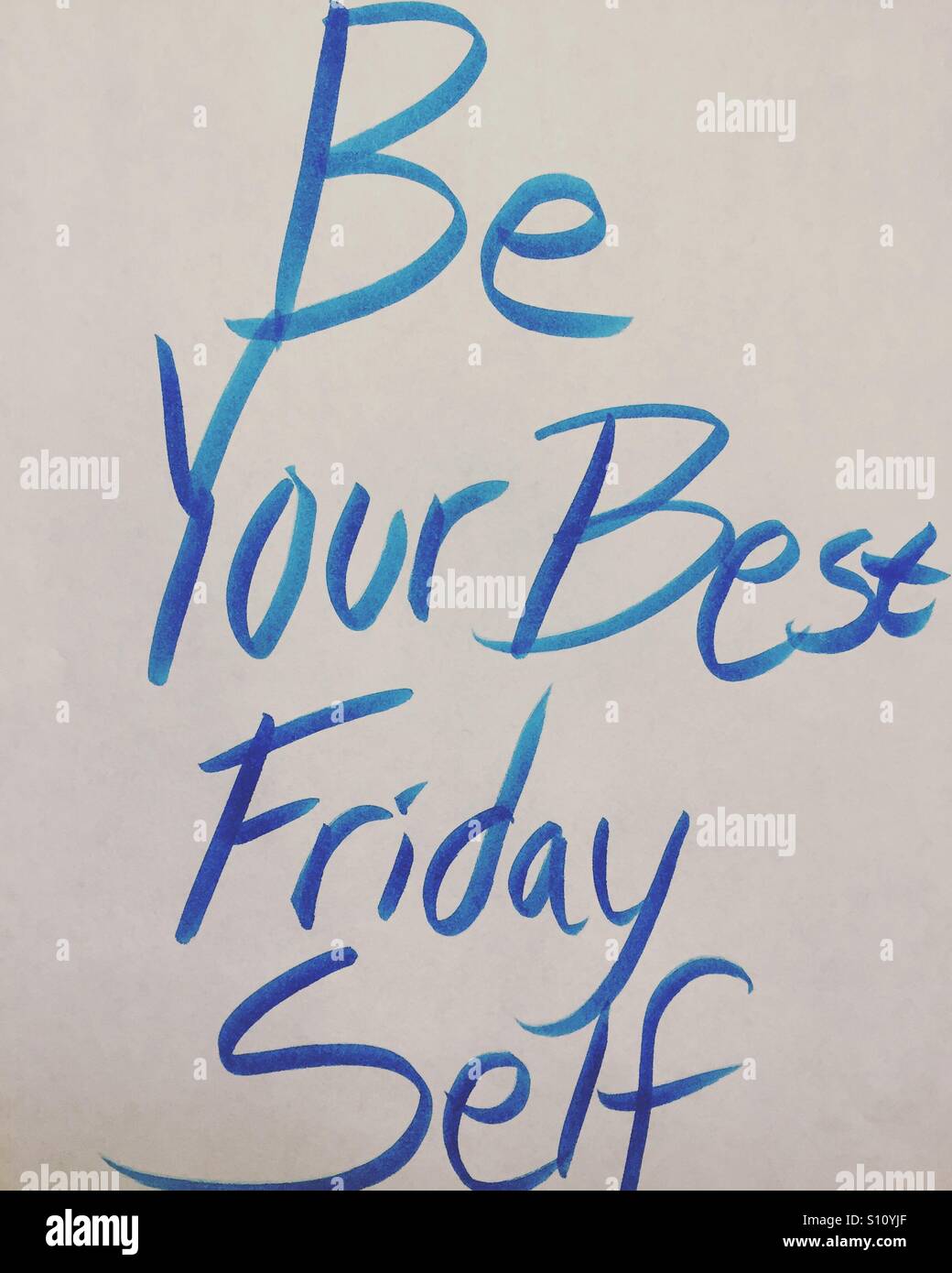 Friday motivation hi-res stock photography and images - Alamy