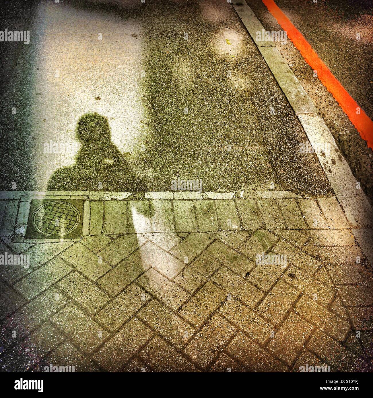 Pavement sidewalk person hi-res stock photography and images - Alamy