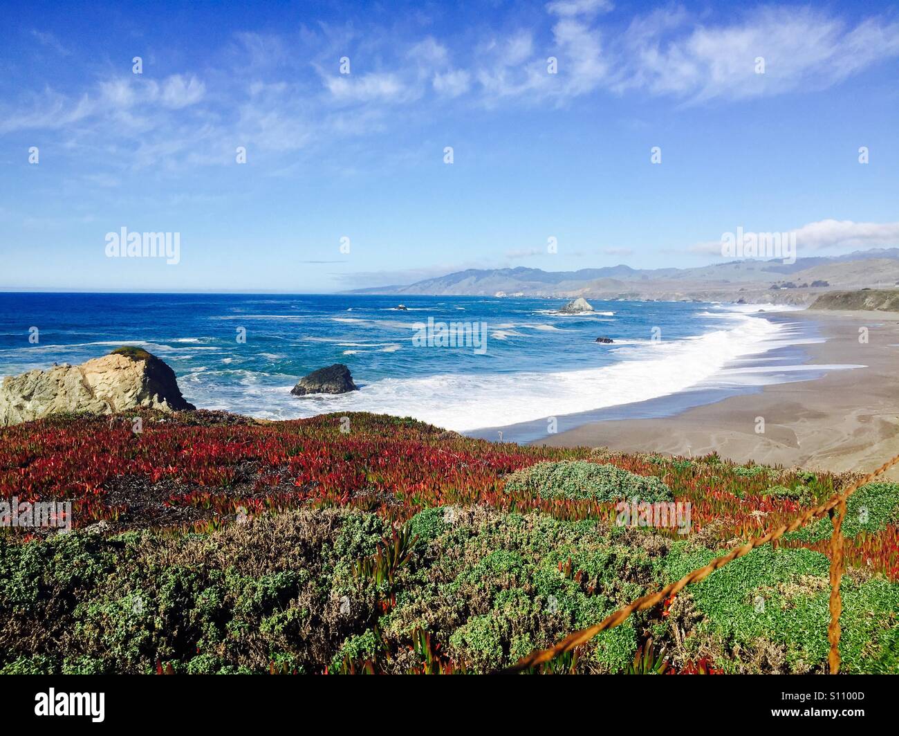 Beautiful landscape in California Stock Photo - Alamy