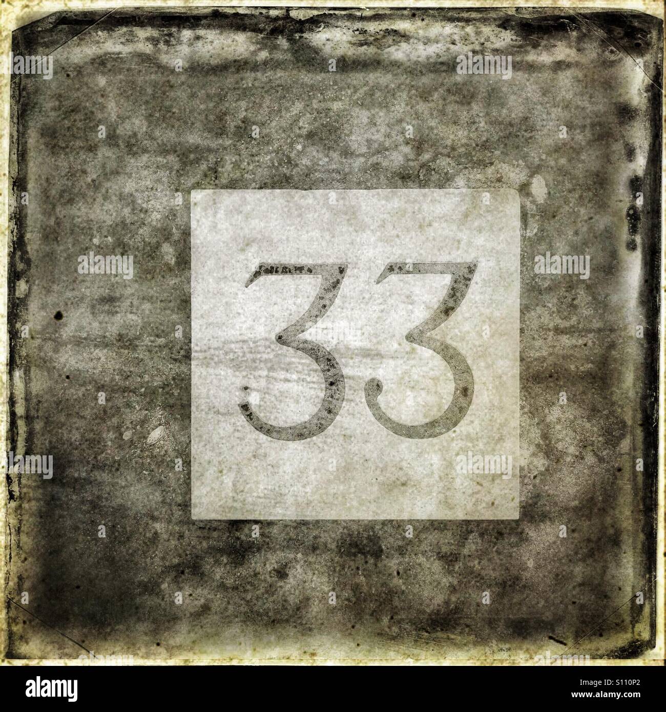 Number 33 hi-res stock photography and images - Alamy
