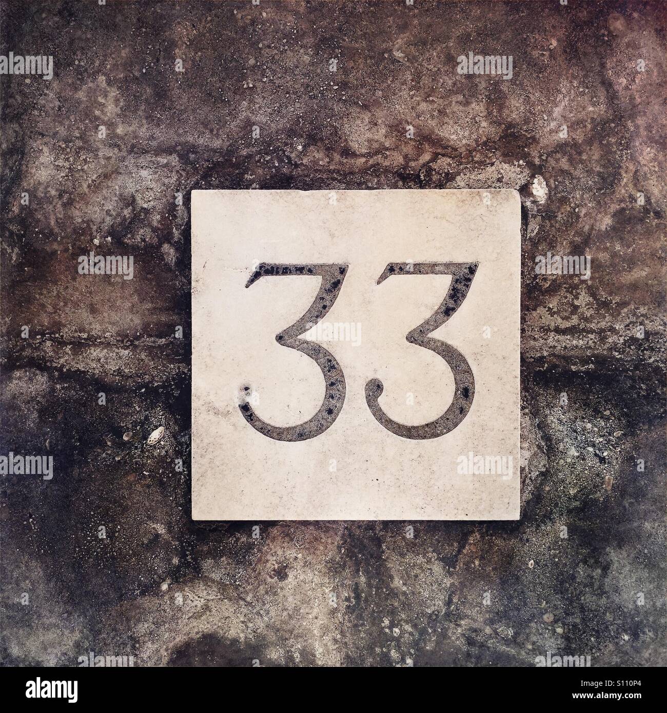 Number 33 hi-res stock photography and images - Alamy