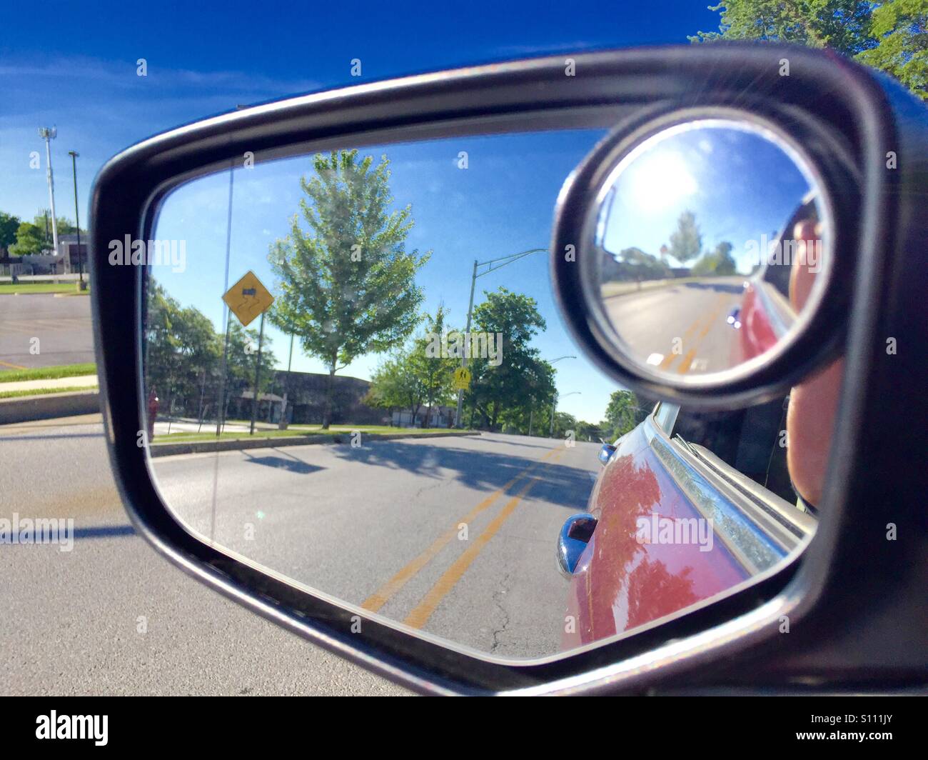Car side rear view Stock Photo - Alamy