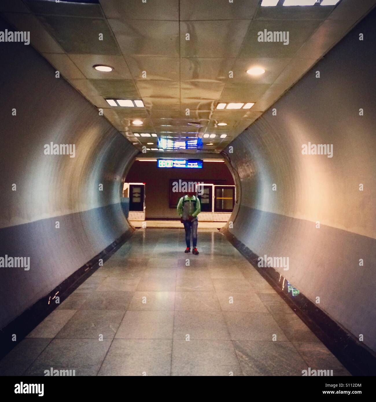 Metro tunnel hi-res stock photography and images - Alamy