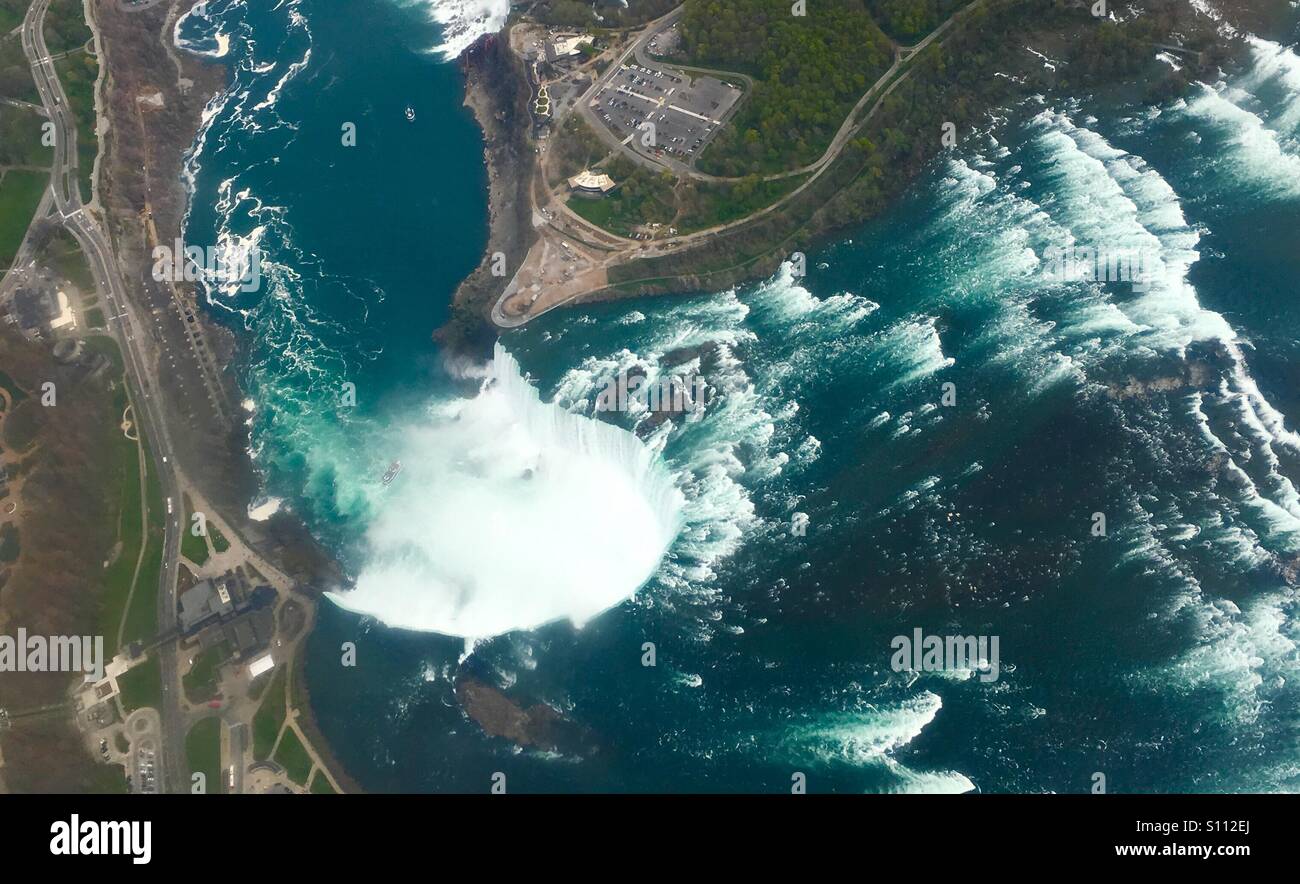 Flying Over Niagara Falls High Resolution Stock Photography and Images ...