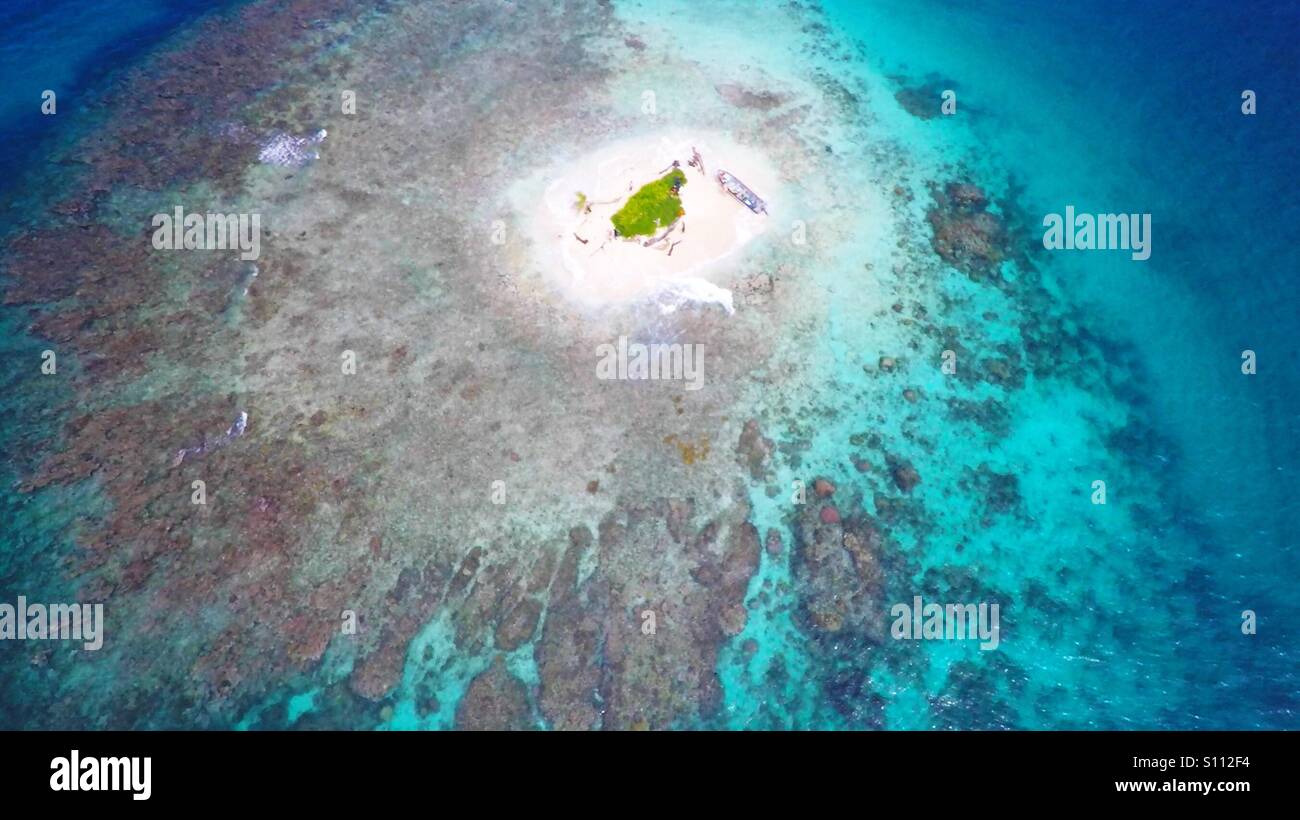 Caribbean island aerial drone hi-res stock photography and images - Alamy