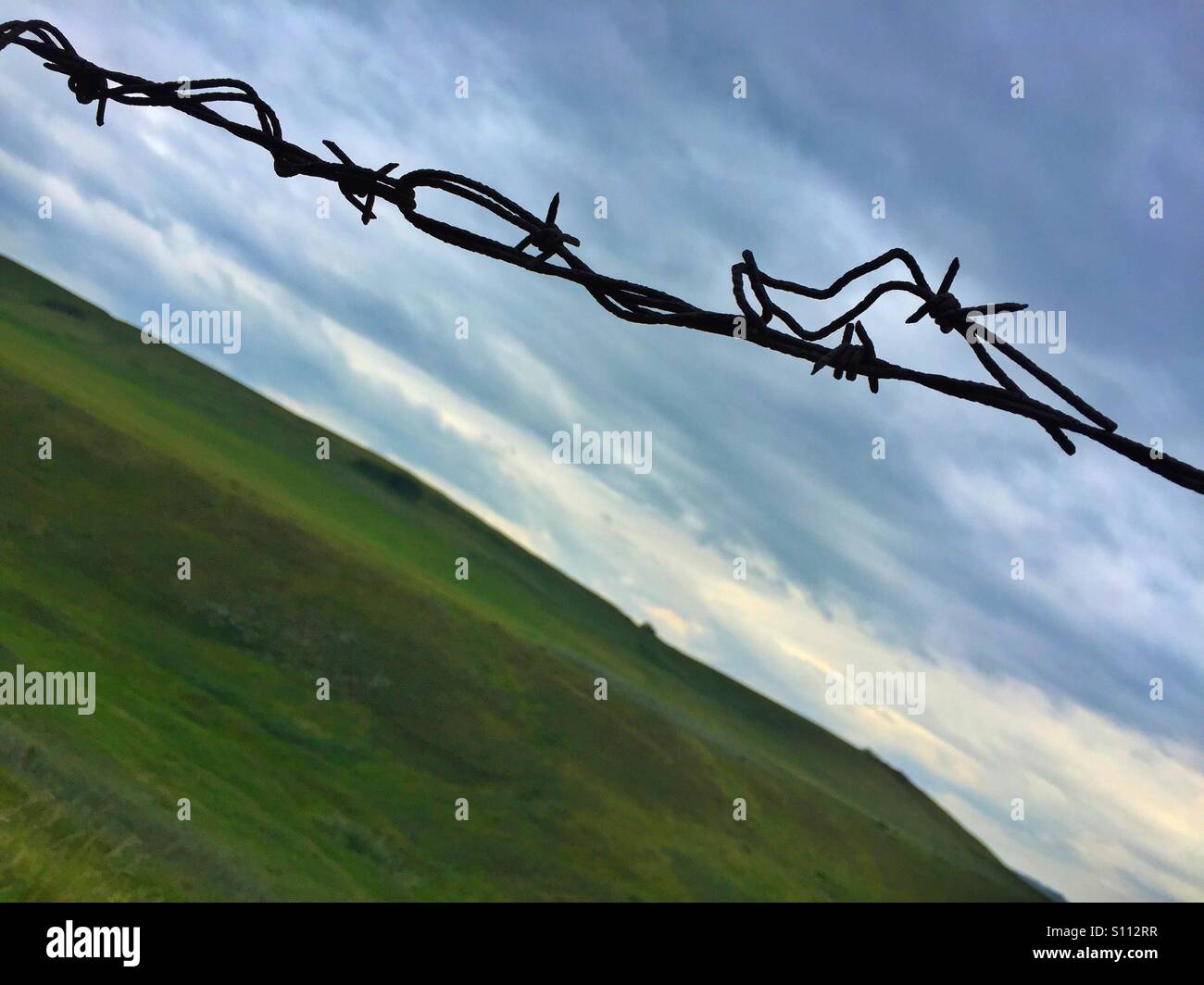 Barbed wire knot hi-res stock photography and images - Alamy