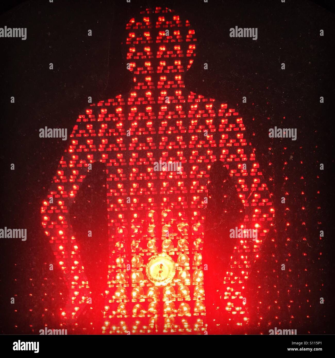 Red man traffic light hi-res stock photography and images - Alamy