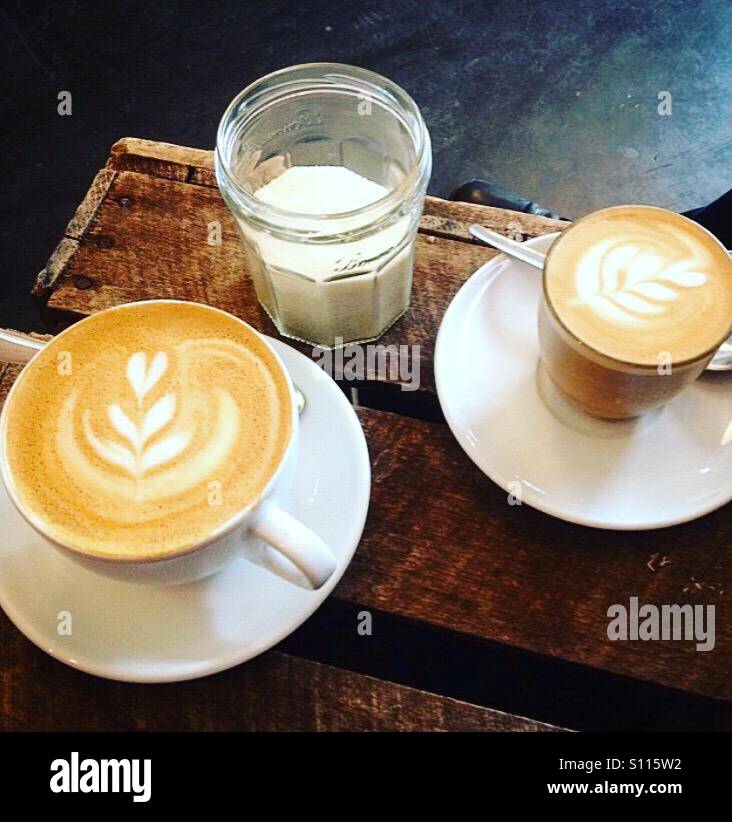 Two cups and coffee pot hi-res stock photography and images - Alamy