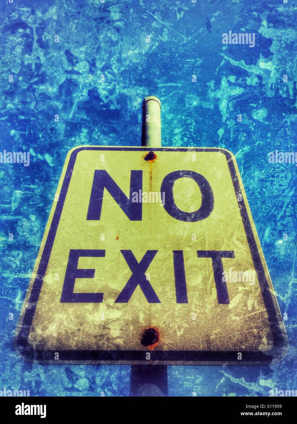 No exit sign hi-res stock photography and images - Alamy
