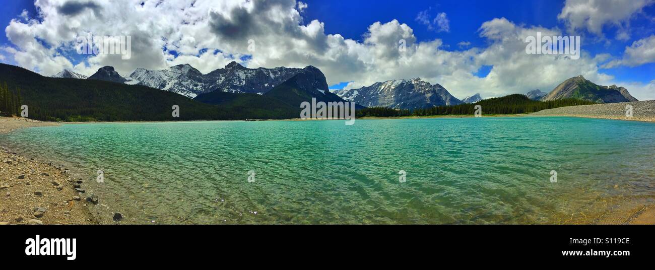 Upper Kananaskis Lake, Alberta,Canada Stock Photo - Alamy
