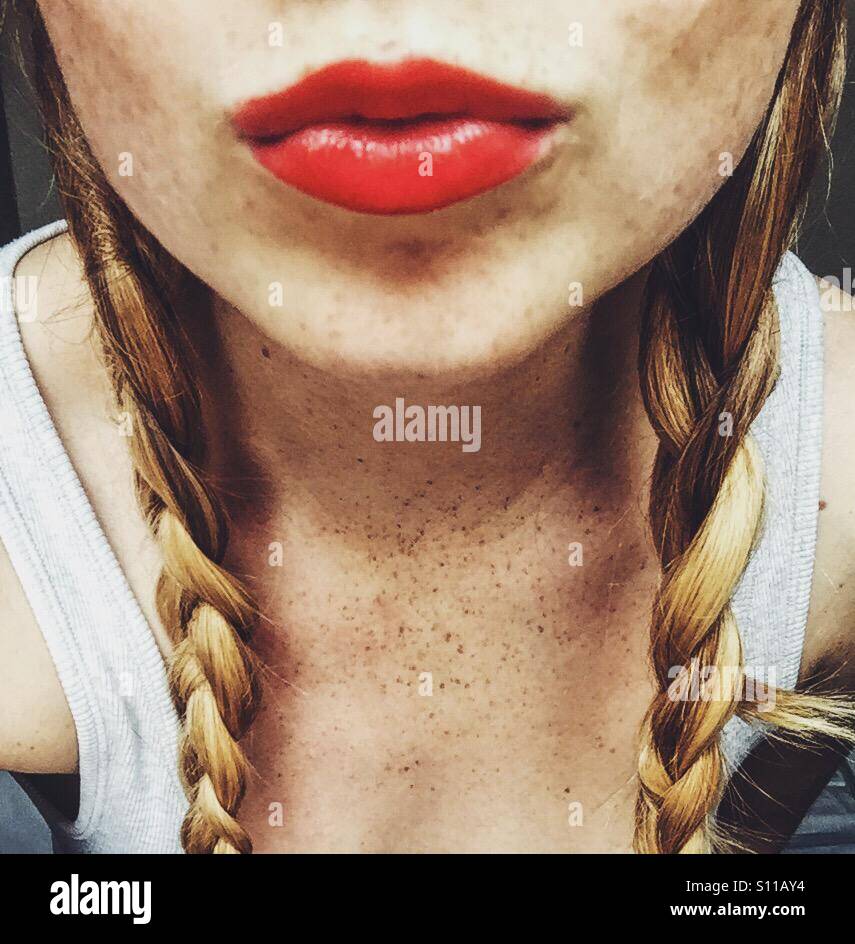 Strong lips hi-res stock photography and images - Alamy